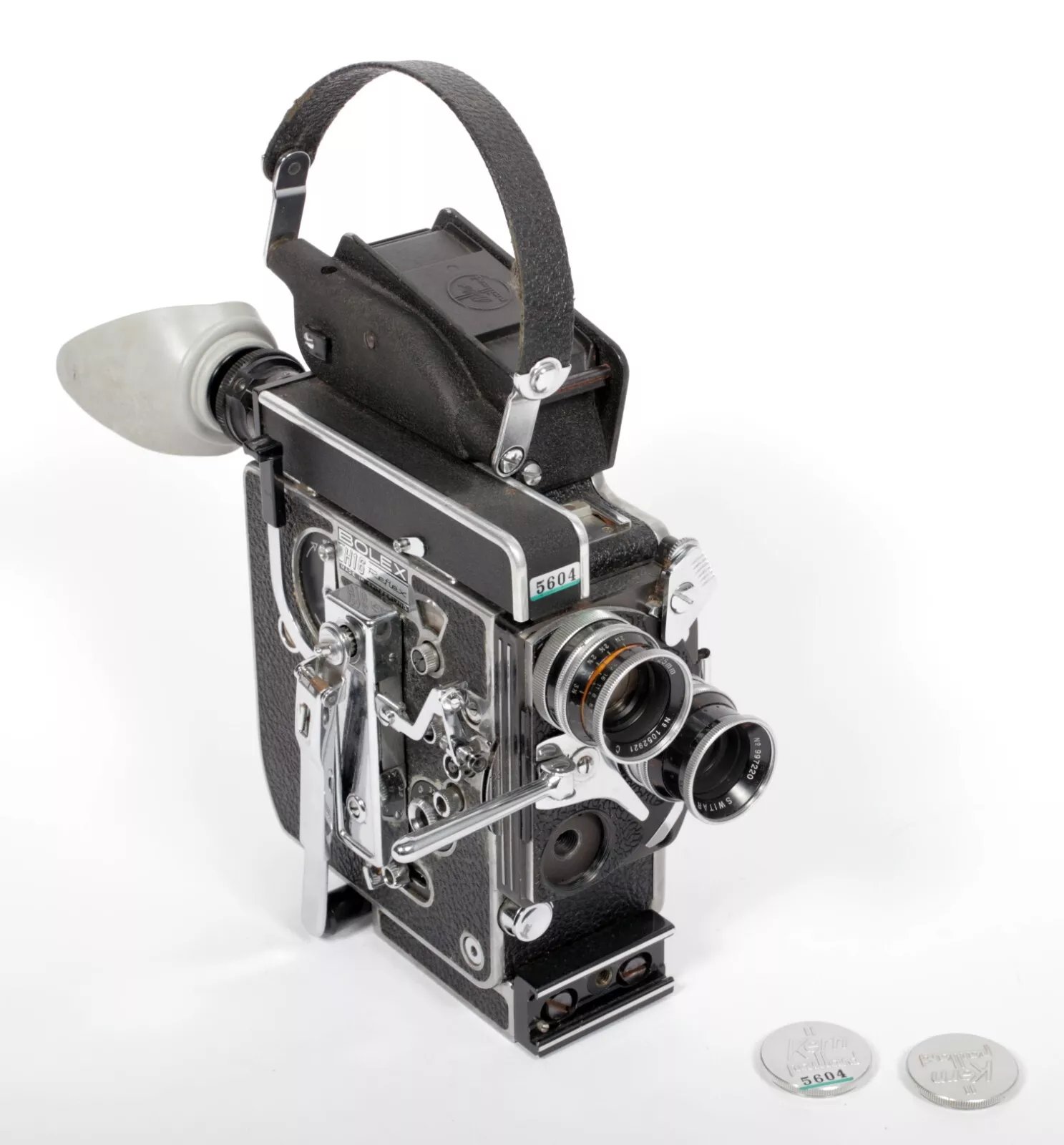 Bolex H16 Rex 5 camera w/ Switar 16mm F1.8 25mm F1.4 lenses Bolex H16 Rex 5 camera w/ Switar 16mm F1.8 25mm F1.4 lenses